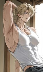 Top hình trai anime 6 múi tuyệt đẹp cho fan thích cơ bắp